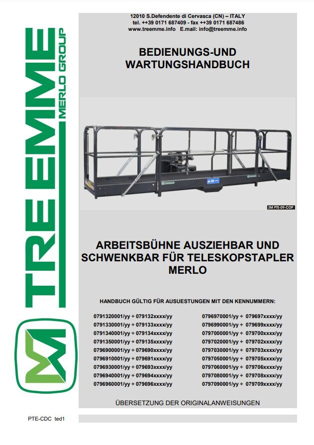 Merlo Panoramic MERlin + CDC ab 2013 (P40.9-P38.12-P38.13-P38.14-P40.17 ...