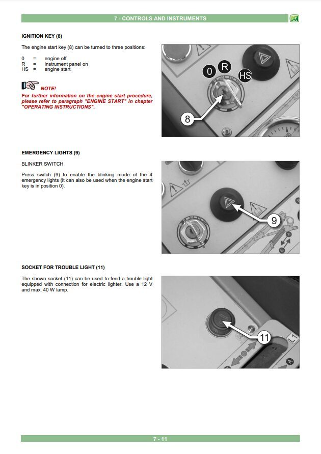 Merlo MPR20 (2008) Service Manual, Parts Manual, Hydraulic & Electrical ...