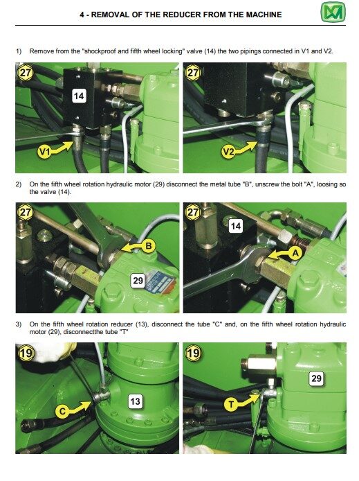 Merlo Roto Turret Rotation Dismounting Service Manual ENG [PDF] - Roto ...